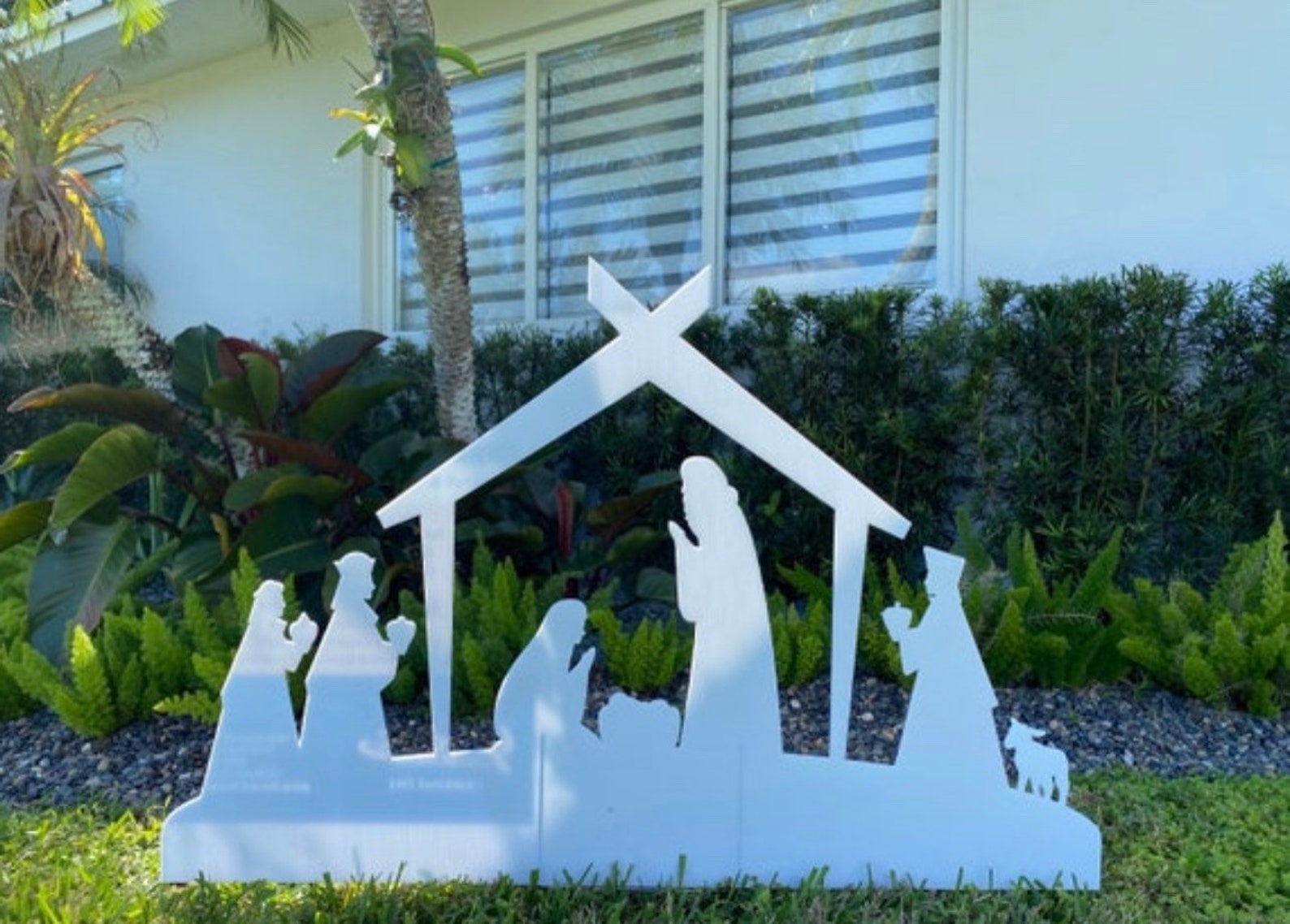 Nativity Cut Out / Outdoor Christmas Decoration - Etsy