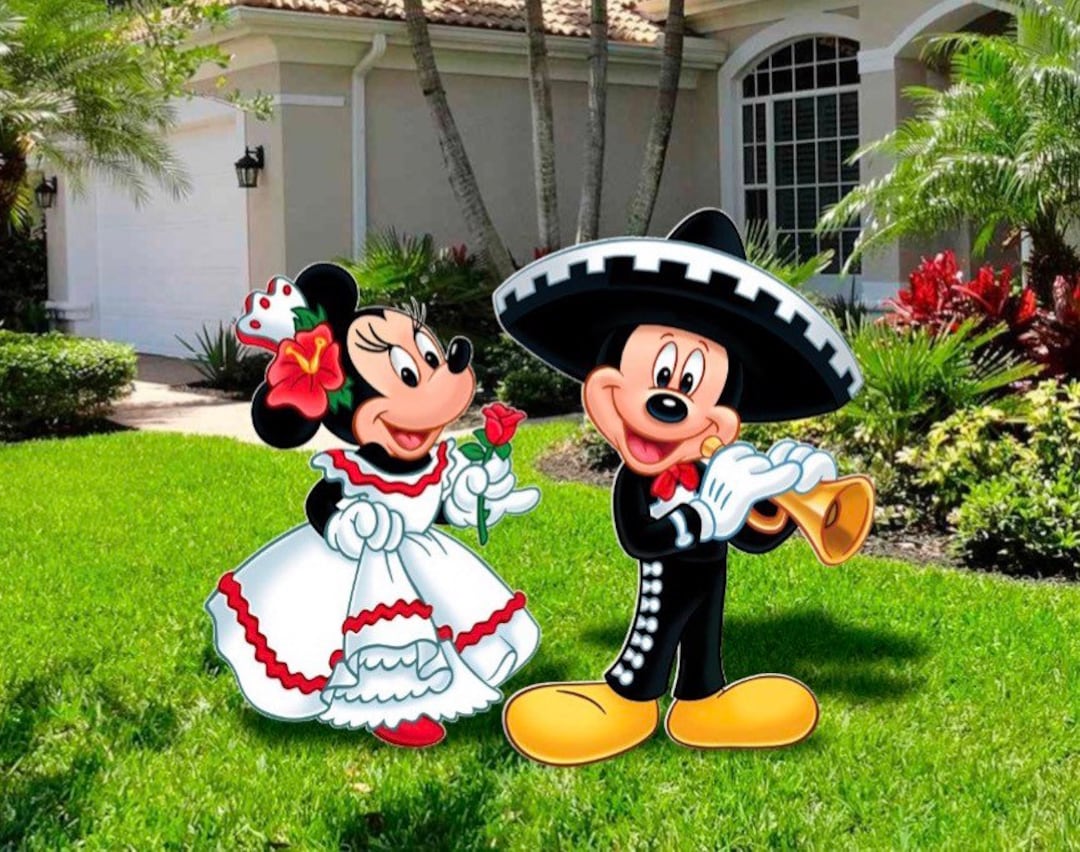 Cinco De Mayo Mickey And Minnie Etsy