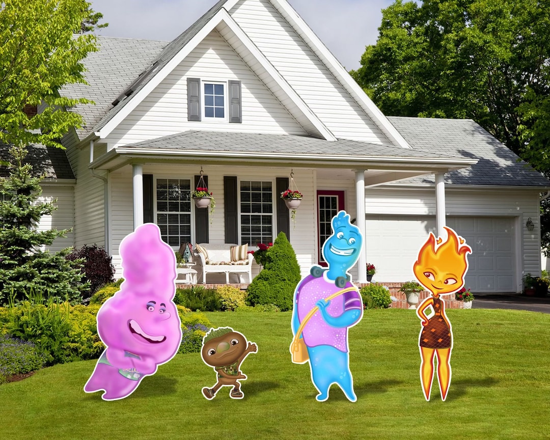 Elemental, Ember Lumen, Wade Ripple , Gale , Clod Element City Birthday ...