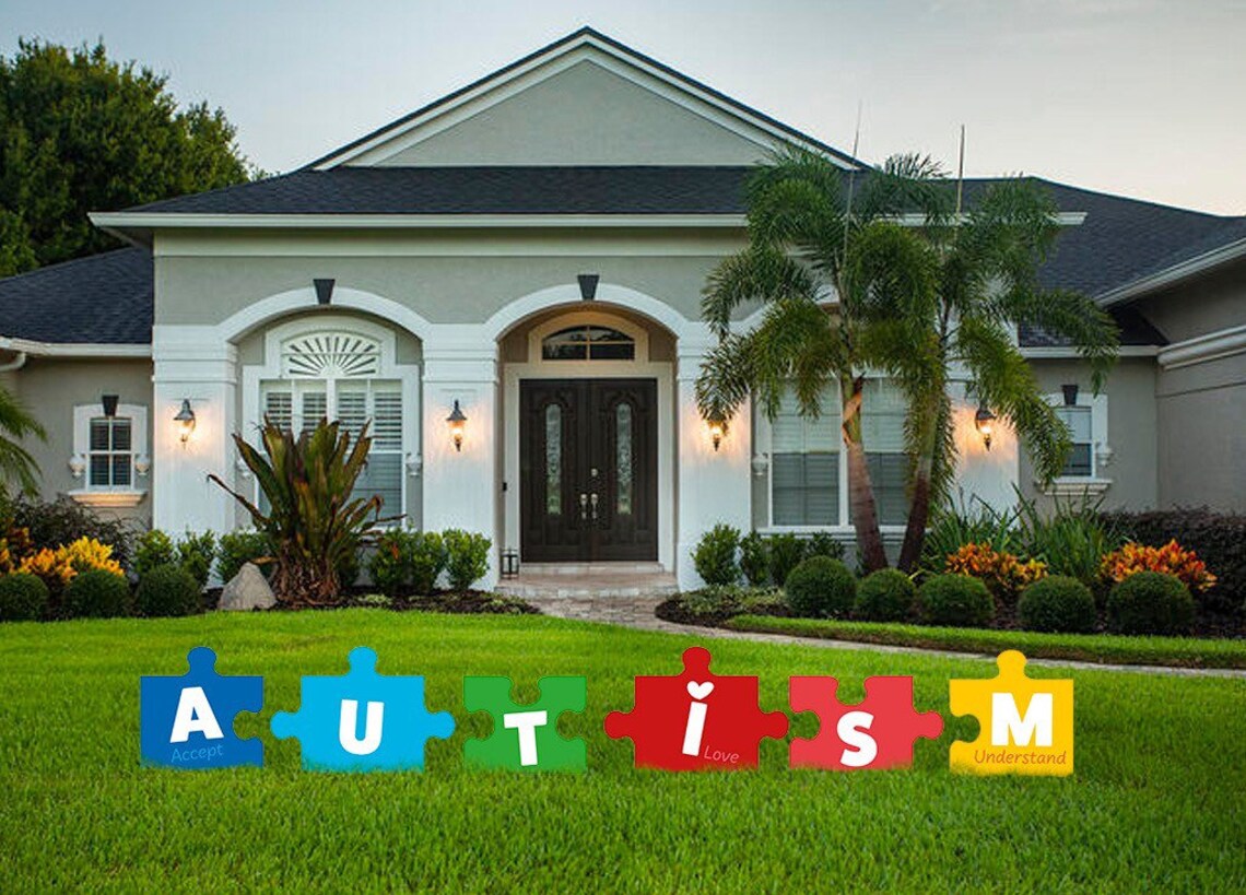 Autism Awareness Month Sign | Etsy