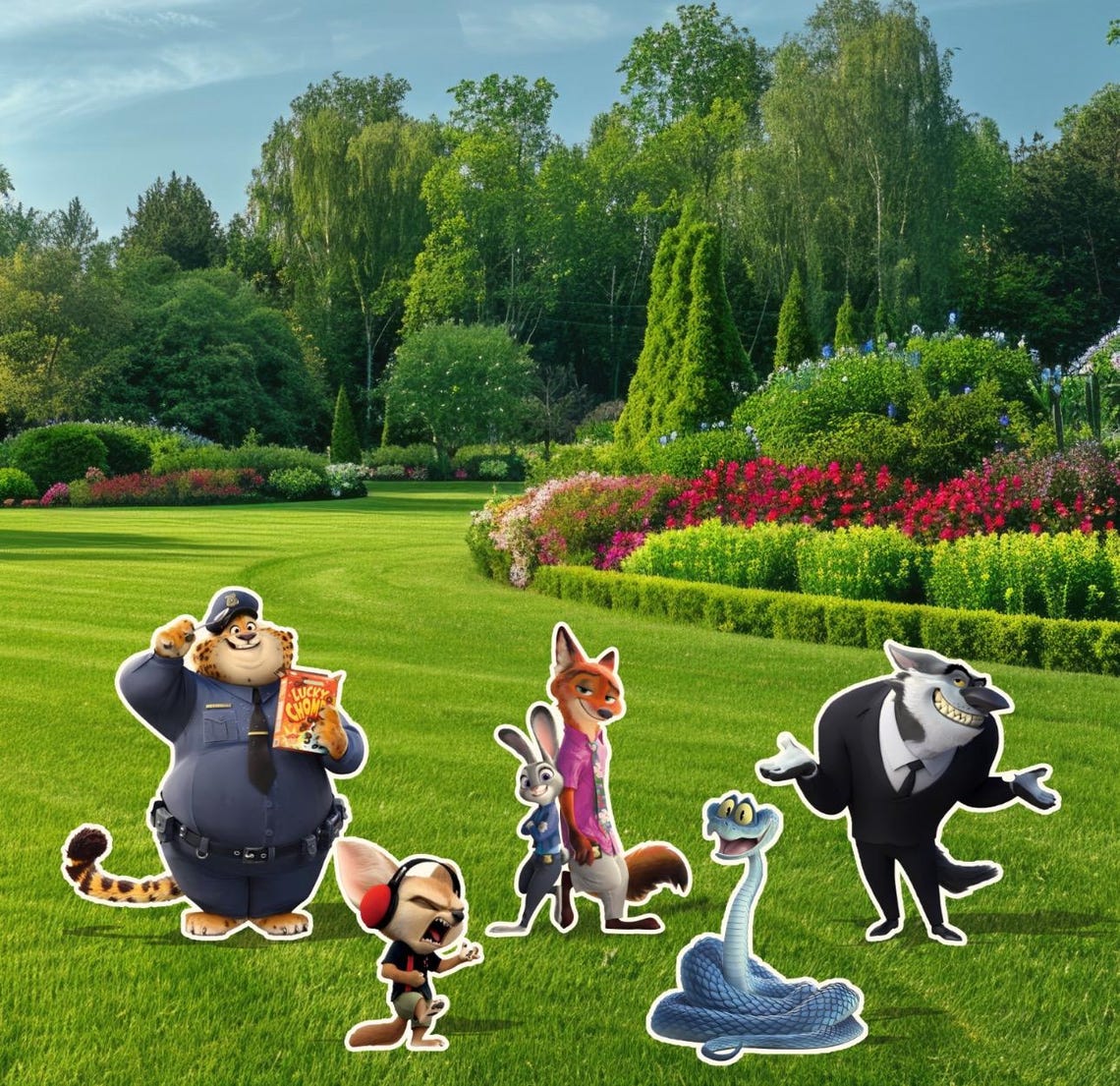 Character Cutouts | Nick Wilde, Judy Hopps, Chief Bogo & More | Large ...