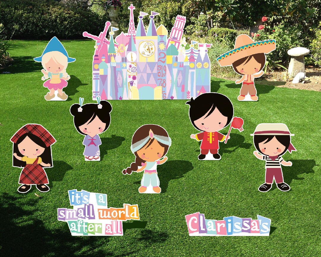 It’s a a Small World Party Cut Out || Personalized for Child’s Birthday ...