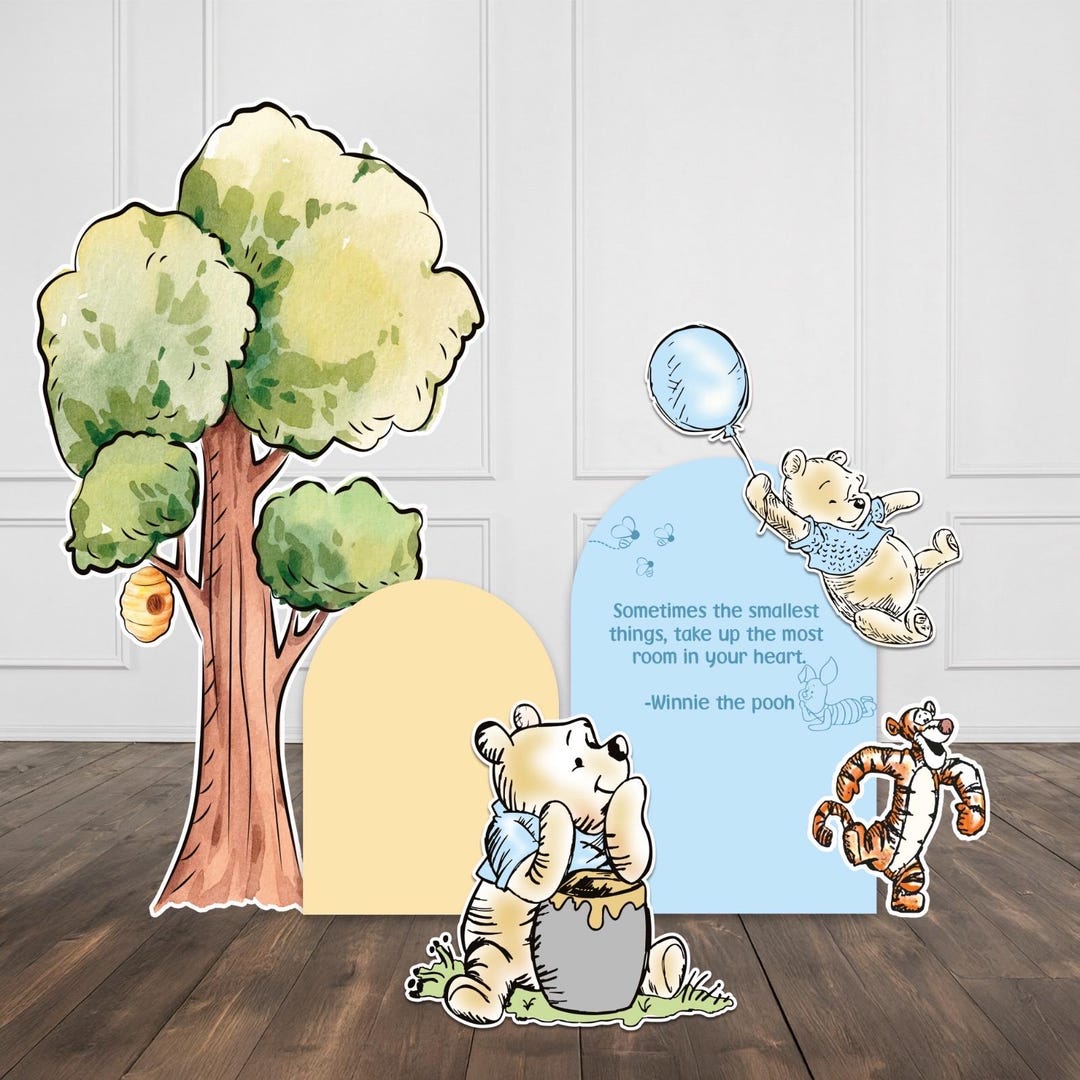 Winnie the Pooh Pastel Baby Shower or Birthday Yard Sign - Weather ...