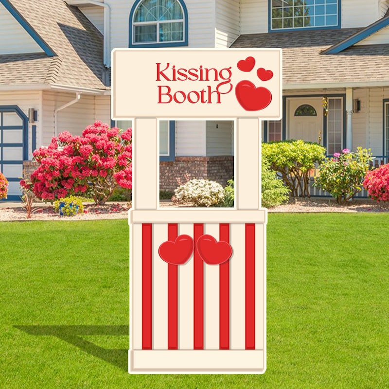 Kissing Booth Sign - Etsy