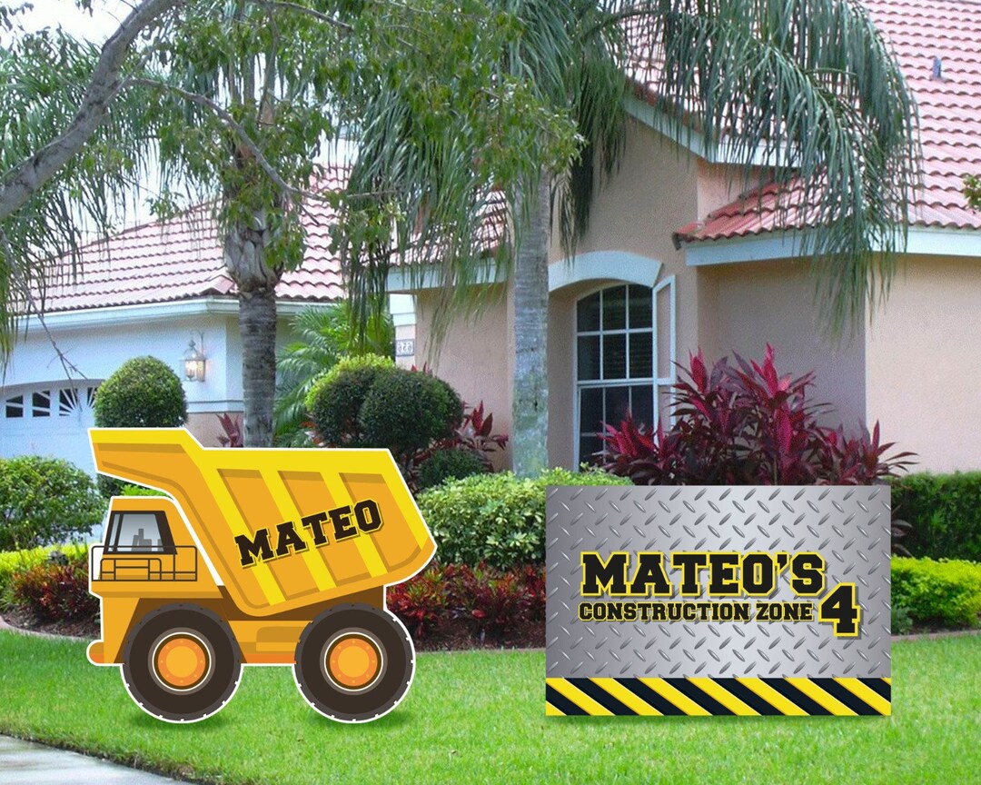 Happy Birthday Construction Theme || Construction Birthday Decor for ...