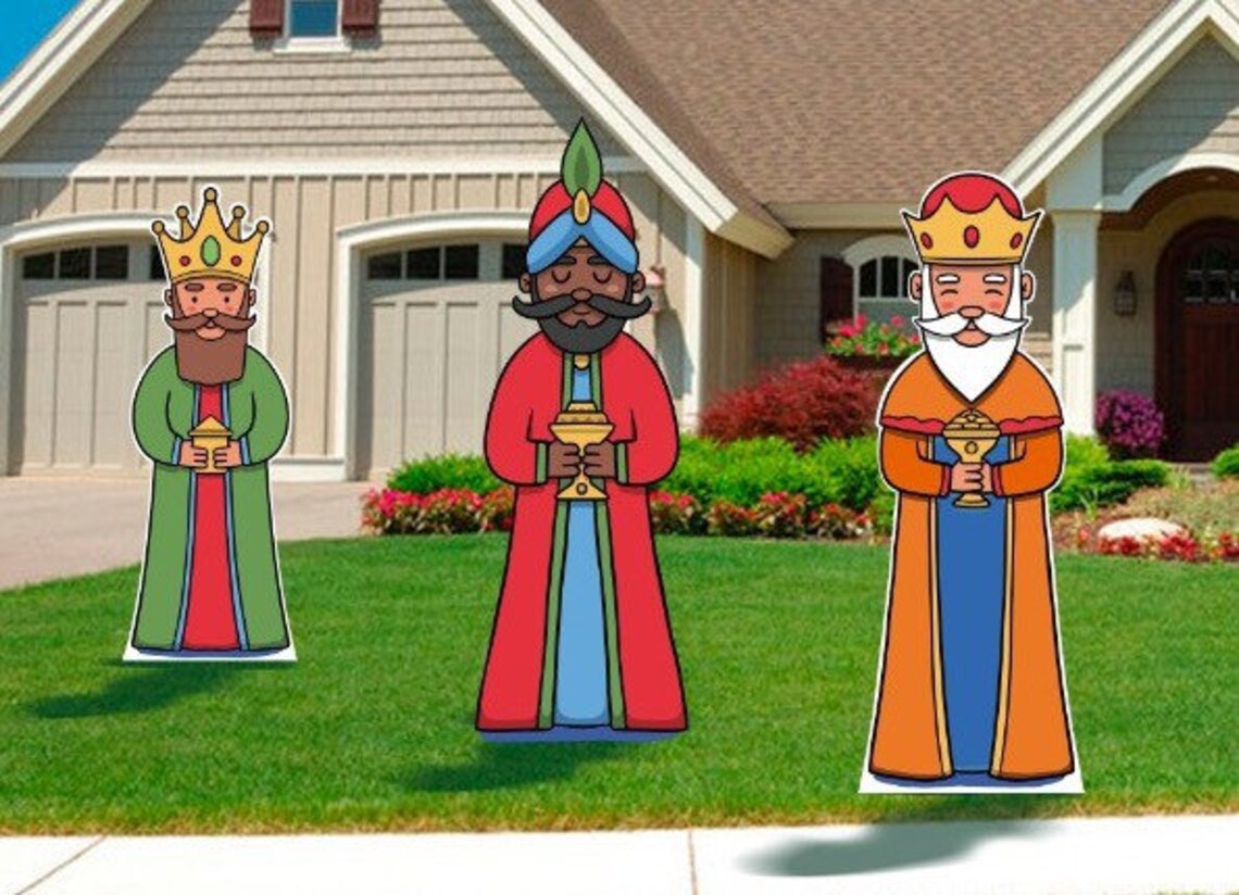 Three Wise Men Christmas Decor Reyes Mago | Etsy