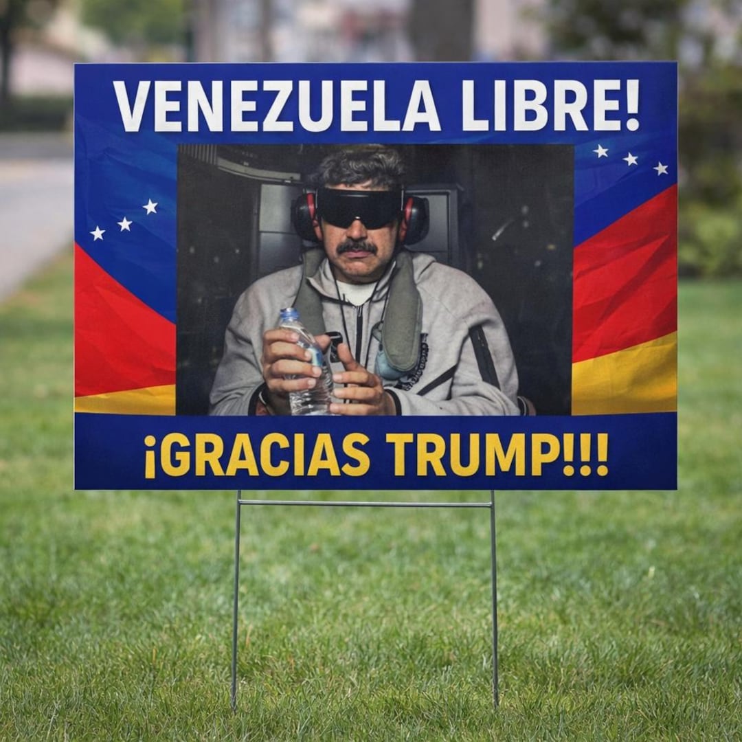 Venezuela Libre Yard Sign 2026 | Mensaje De Esperanza Y Libertad ...