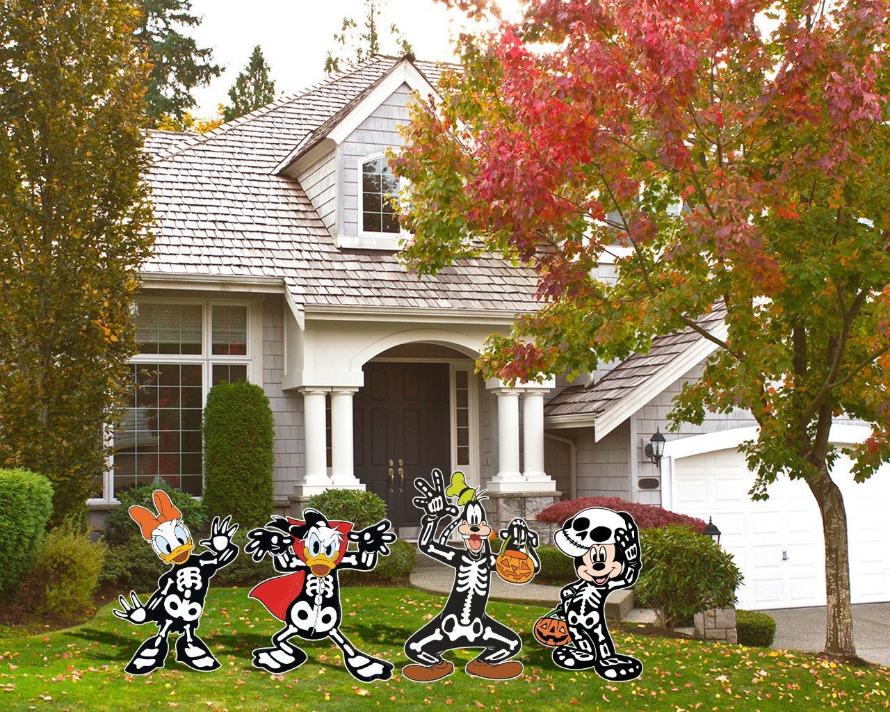 Disney Skeleton Pluto Skeleton Donald Skeleton Goofy - Etsy