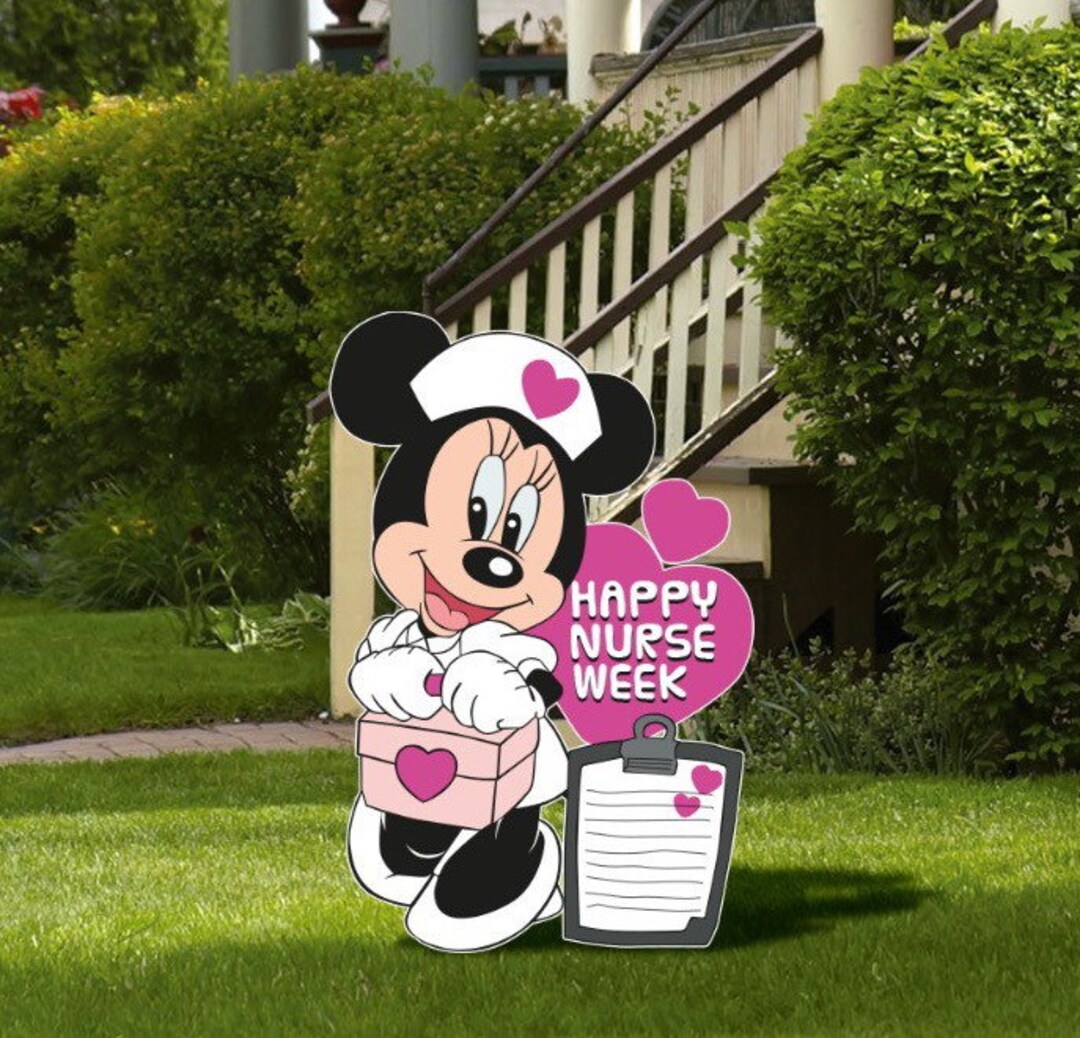 Happy Nurse Week Minnie Mouse || Super Hero Nurse || Nurse Week - Etsy