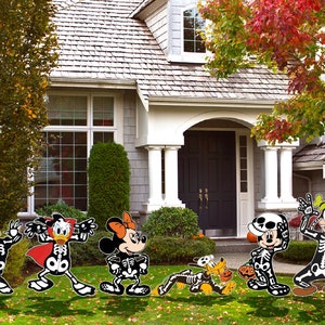 Disney Skeleton Pluto Skeleton Donald Skeleton Goofy Skeleton Mickey ...