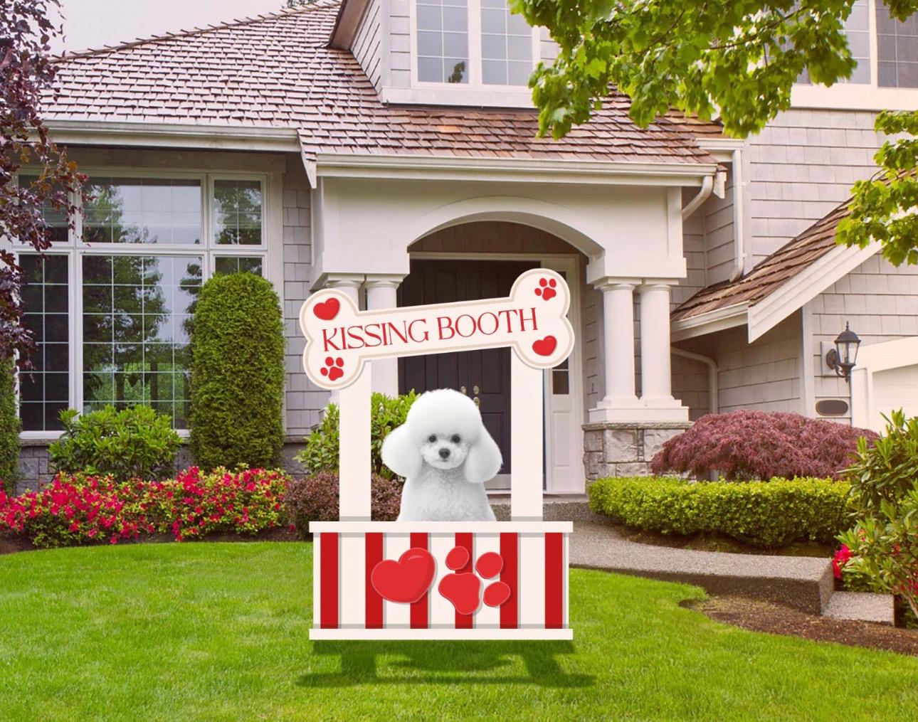 Kissing Booth for Puppies // Dog Kissing Booth // Pet Kissing Booth - Etsy