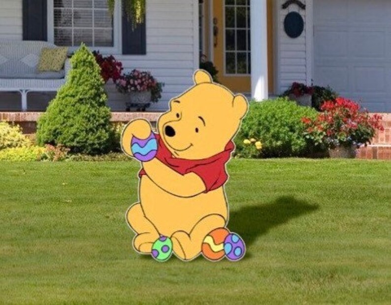 Winnie the Pooh Easter Easter Egg Hunt Easter Outside - Etsy