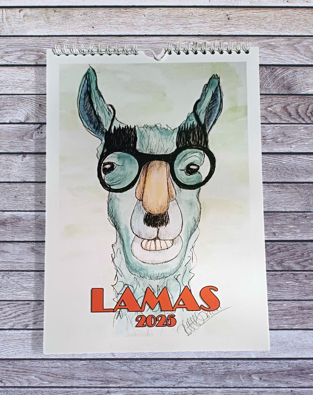 Llama Calendar 2025 - Etsy