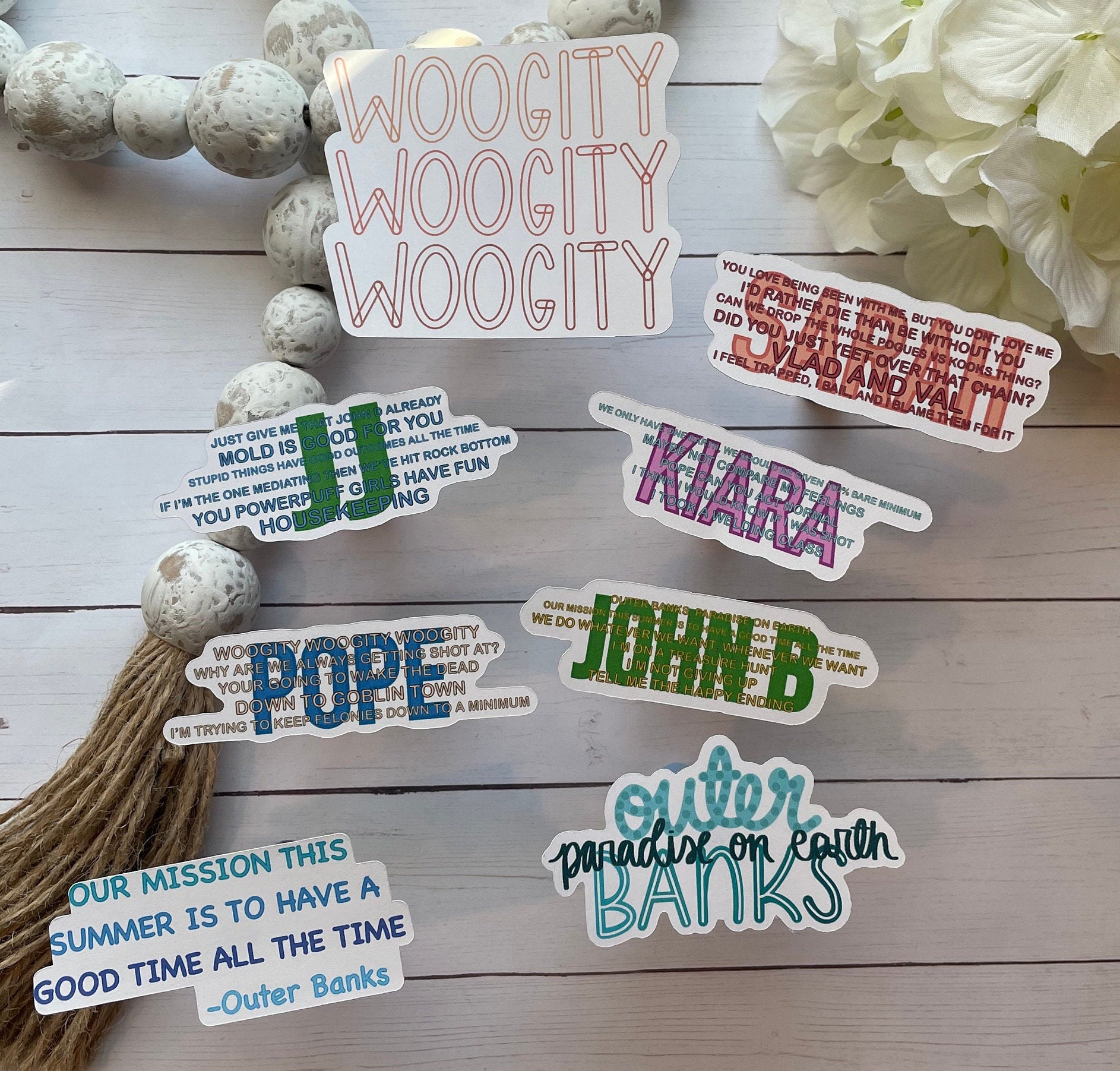 Outer Banks Themed Stickers | Etsy