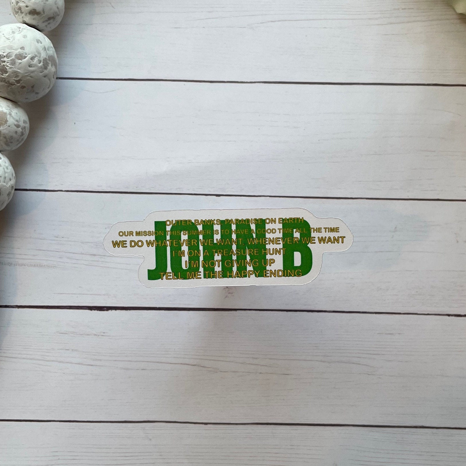 Outer Banks Themed Stickers | Etsy