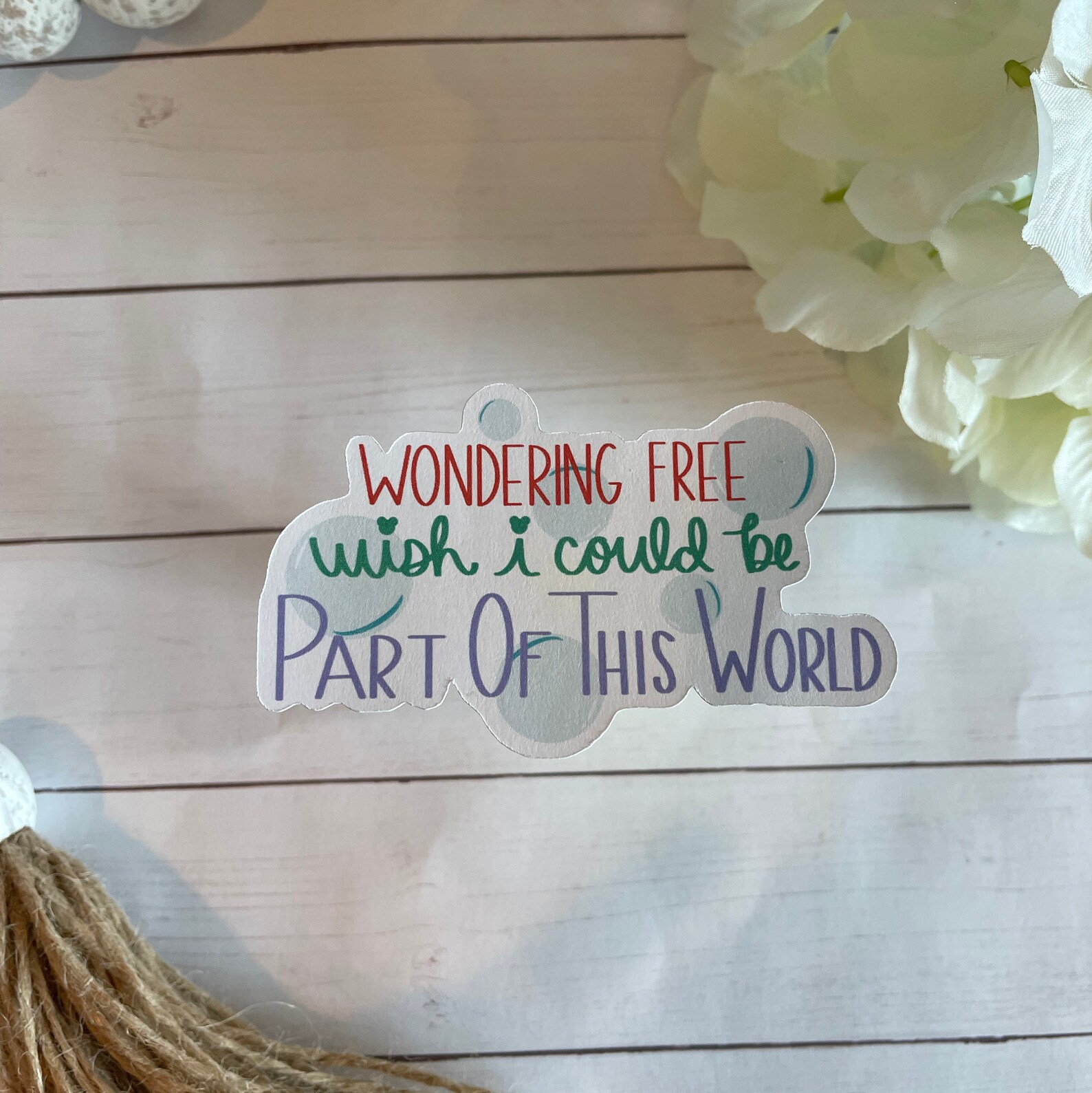 Wondering Free Magical Sticker - Etsy