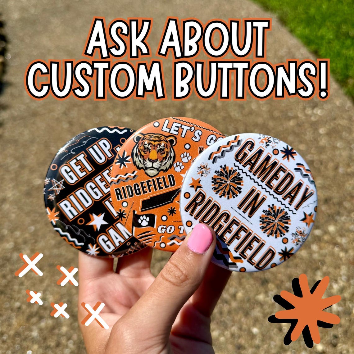 Alpha Gamma Delta Pin-back Buttons: 3in, AΓ∆, Sorority Buttons, Girly ...
