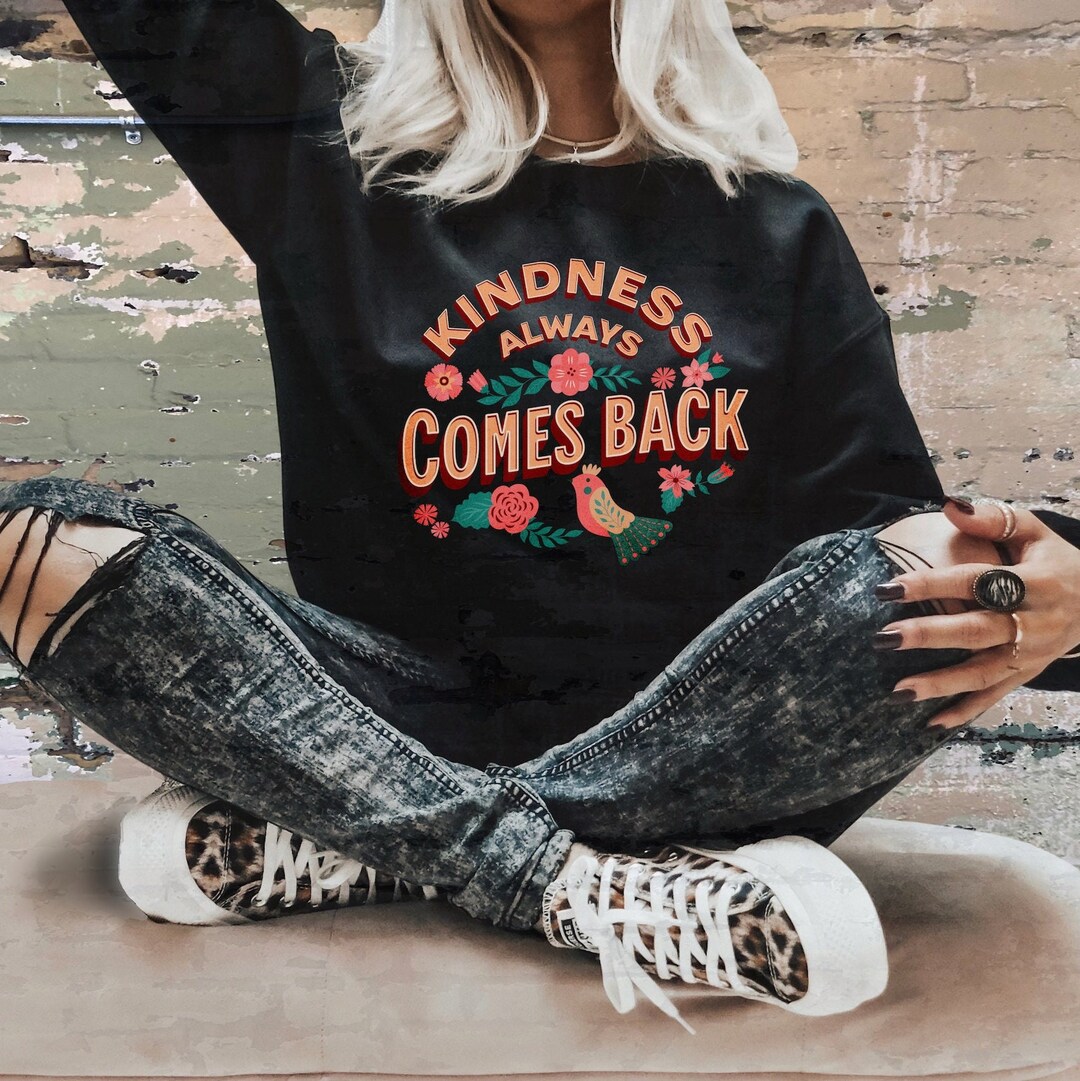 Kindness Sweatshirt, Be Kind Aesthetic Sweatshirt, Empathy Sweatshirt ...