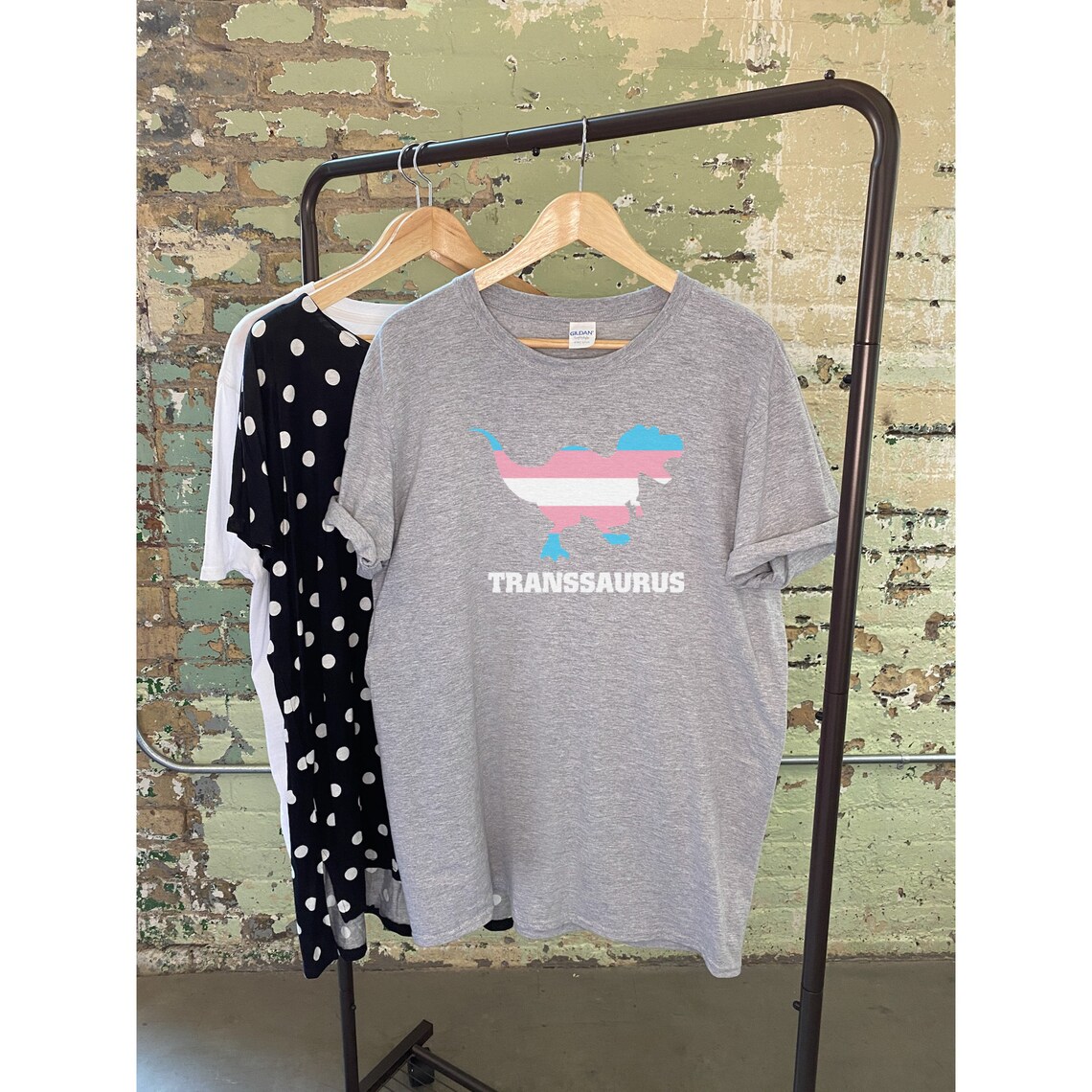 Transsaurus T Rex Transgender Pride Gay Pride Shirt Black | Etsy