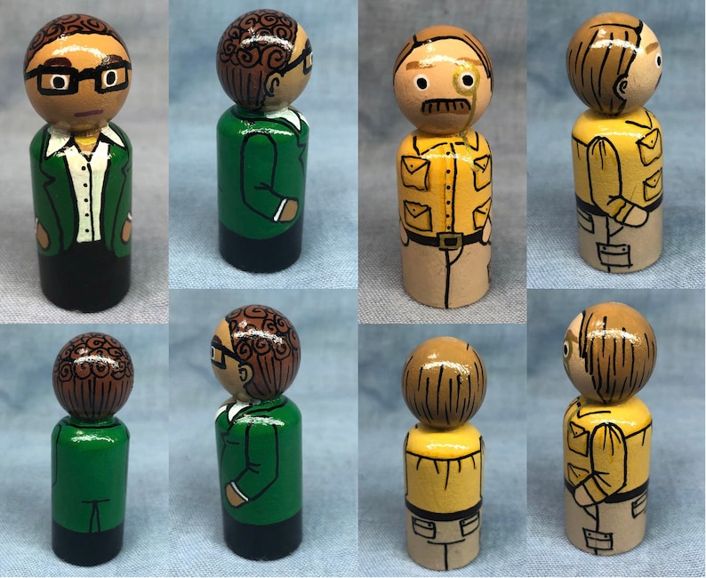 Clue! Inspired Characters, Custom Game Pieces - Etsy