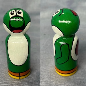 Mario and Friends Peg Doll Set - Etsy