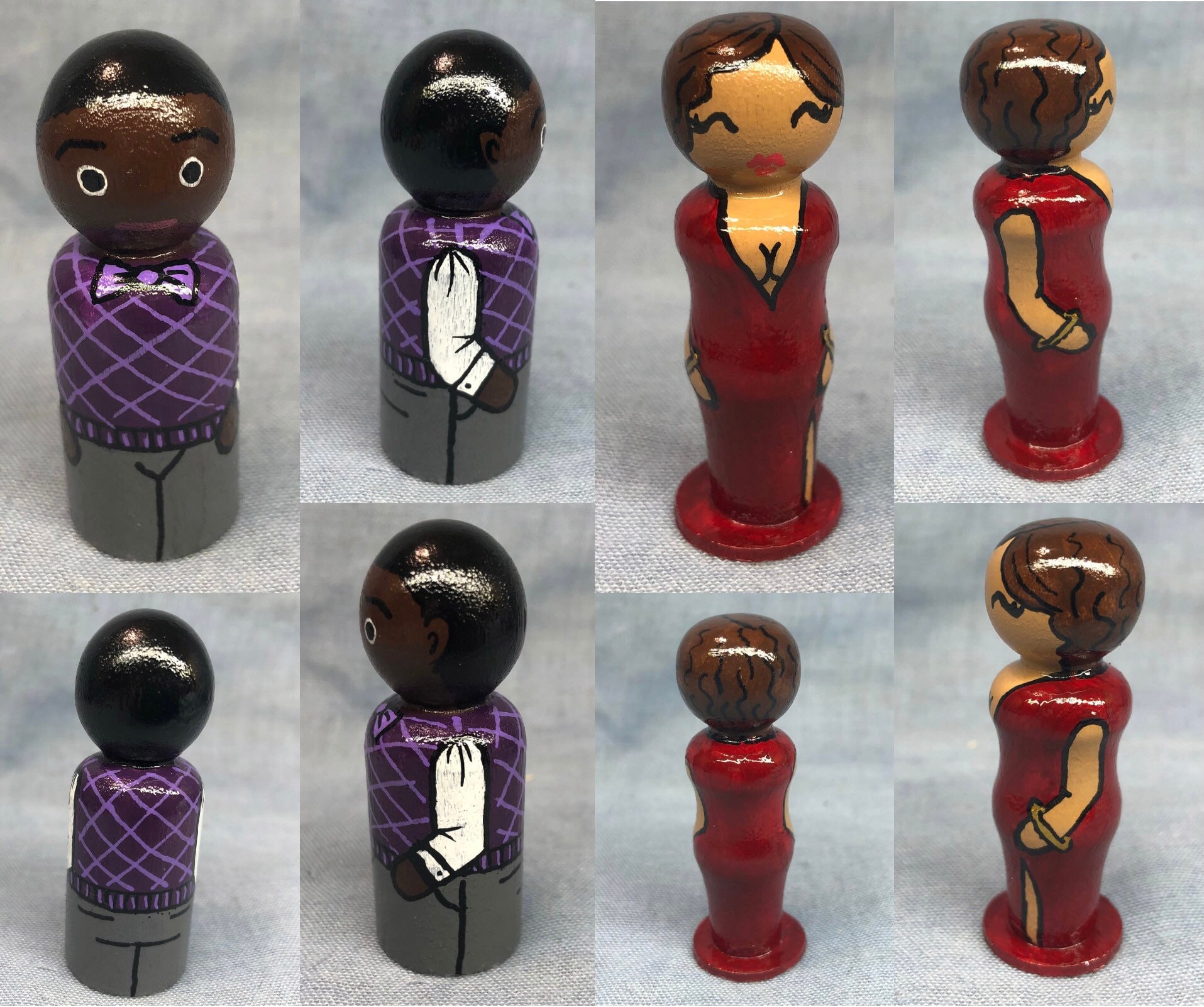 Clue Inspired Characters Custom Game Pieces - Etsy