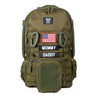 Personalized Tactical Backpack, Range Bag, Loop Panel for Badges ...