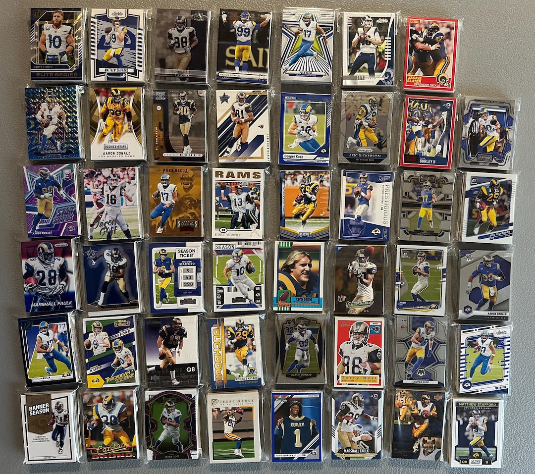 Los Angeles Rams Football Cards - Grab Bag of 30 Cards From 1980s-today ...