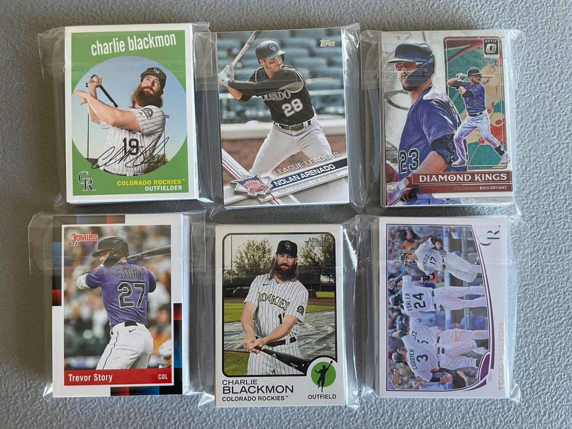 Colorado Rockies Baseball Cards Grab Bag of 30 Cards From - Etsy