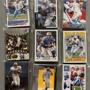 Houston Oilers Football Cards Grab Bag of 30 Cards From - Etsy