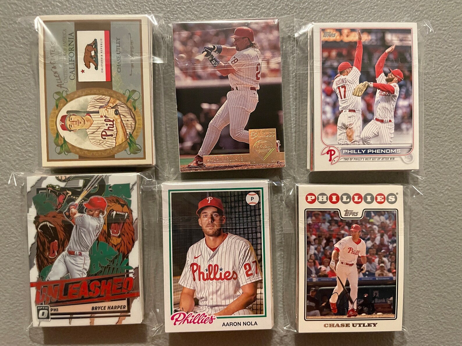 Philadelphia Phillies Baseball Cards Grab Bag of 30 Cards - Etsy