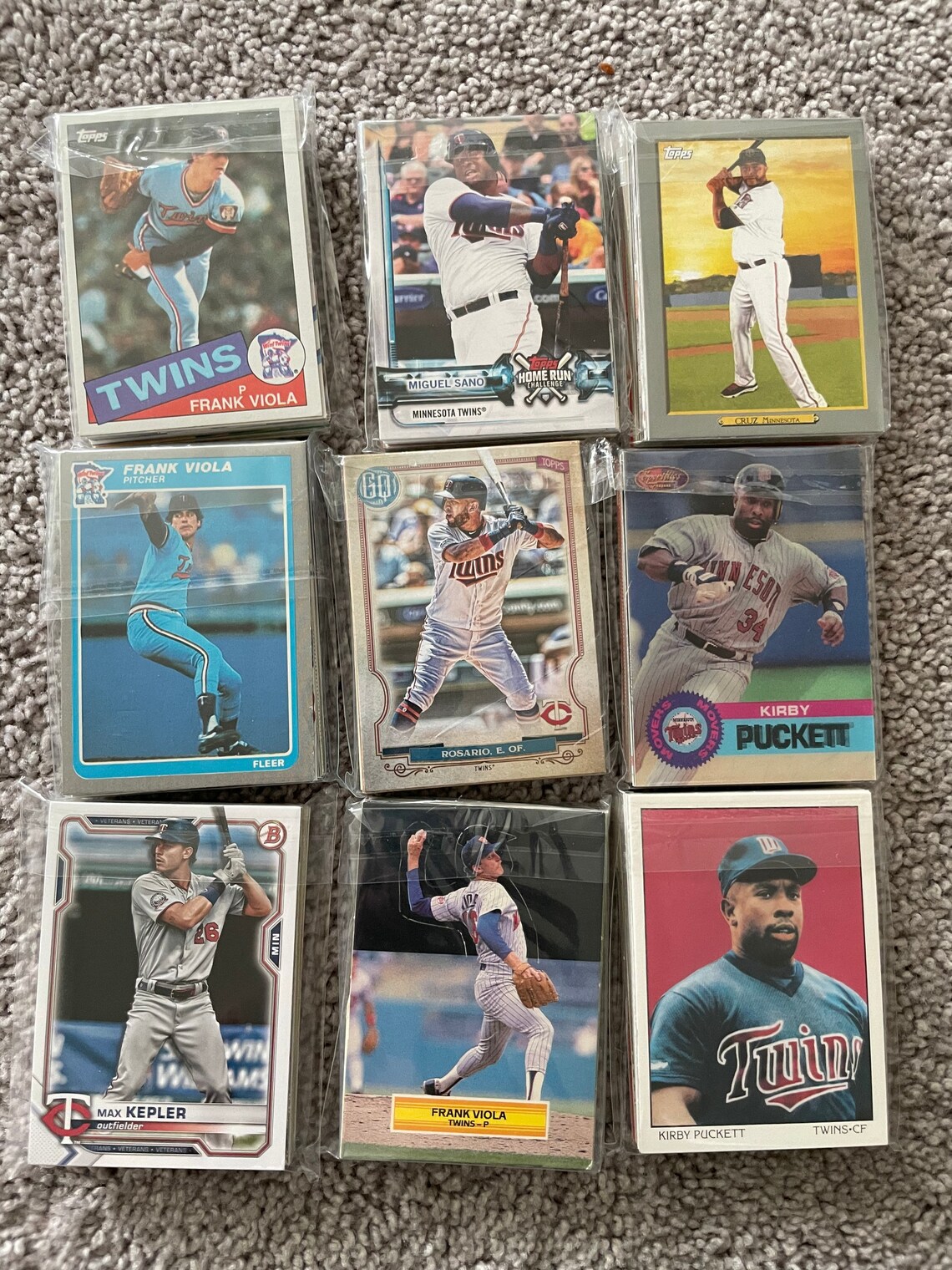 Minnesota Twins Baseball Cards Grab Bag of 30 Cards from | Etsy