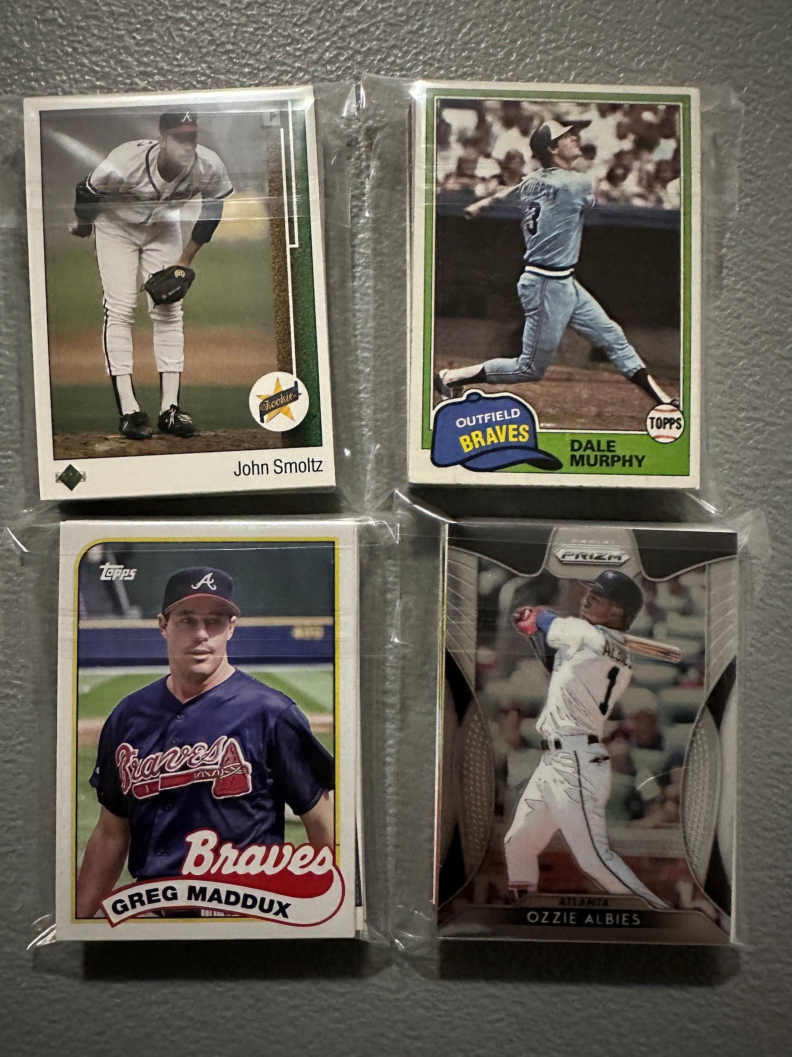 Atlanta Braves Baseball Cards Grab Bag of 30 Cards From 1980s-today - Etsy