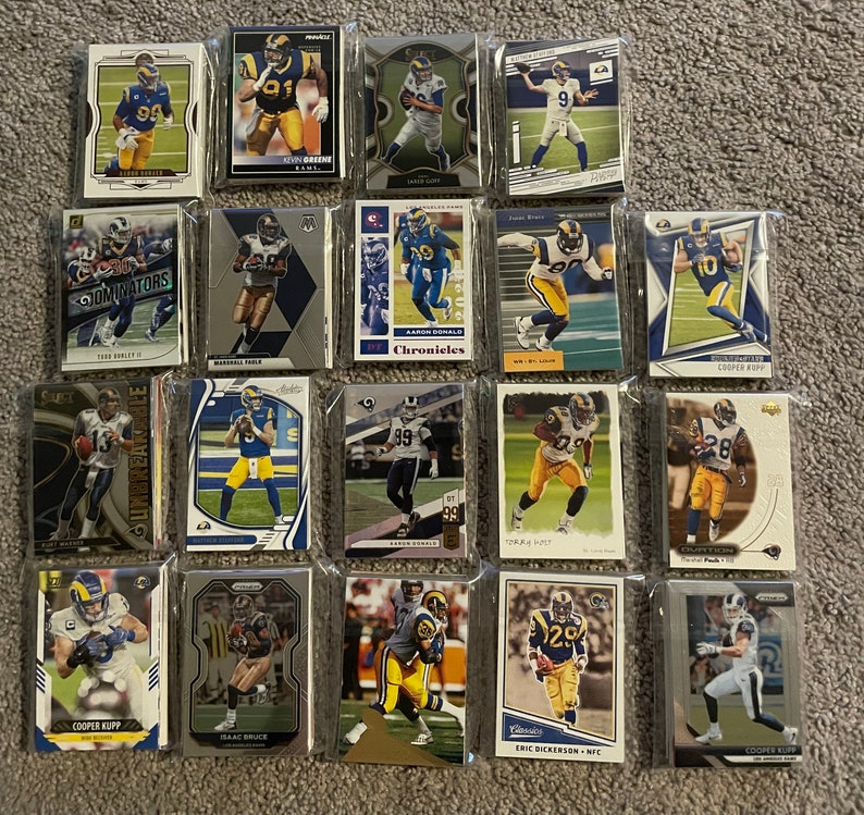 Los Angeles Rams Football Cards Grab Bag of 30 Cards From | Etsy