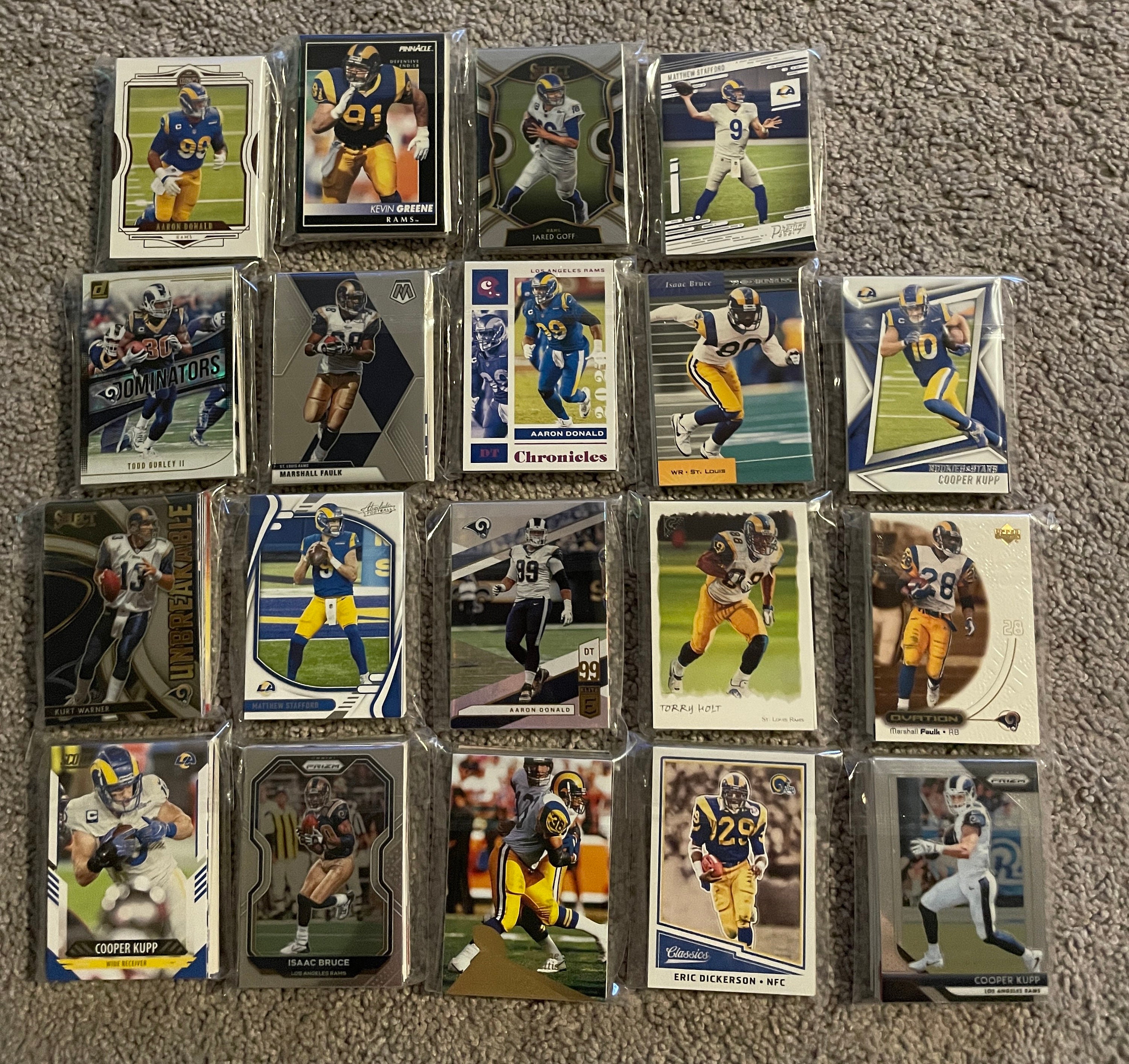 Los Angeles Rams Football Cards Grab Bag of 30 Cards From | Etsy