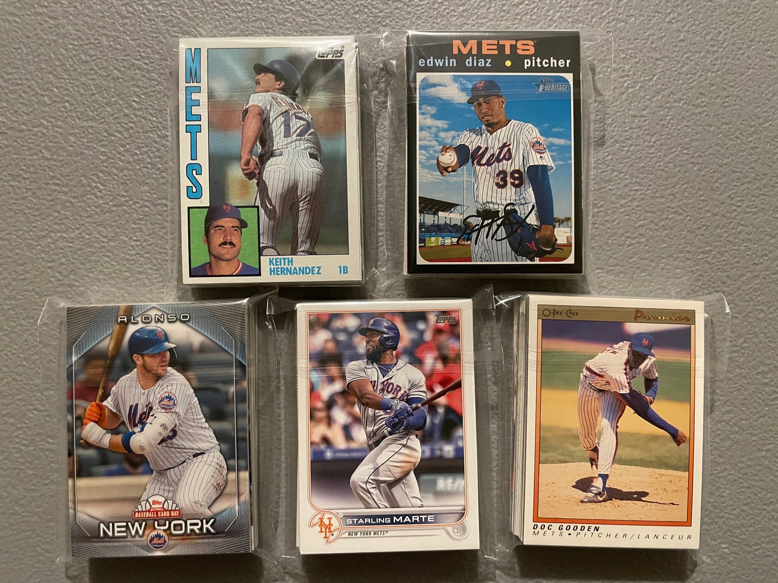 New York Mets Baseball Cards Grab Bag of 30 Cards From - Etsy