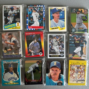 Seattle Mariners Baseball Cards Grab Bag of 30 Cards From - Etsy