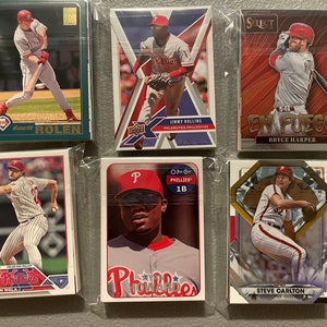 Philadelphia Phillies Baseball Cards Grab Bag of 30 Cards - Etsy