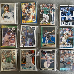 Seattle Mariners Baseball Cards Grab Bag of 30 Cards From - Etsy