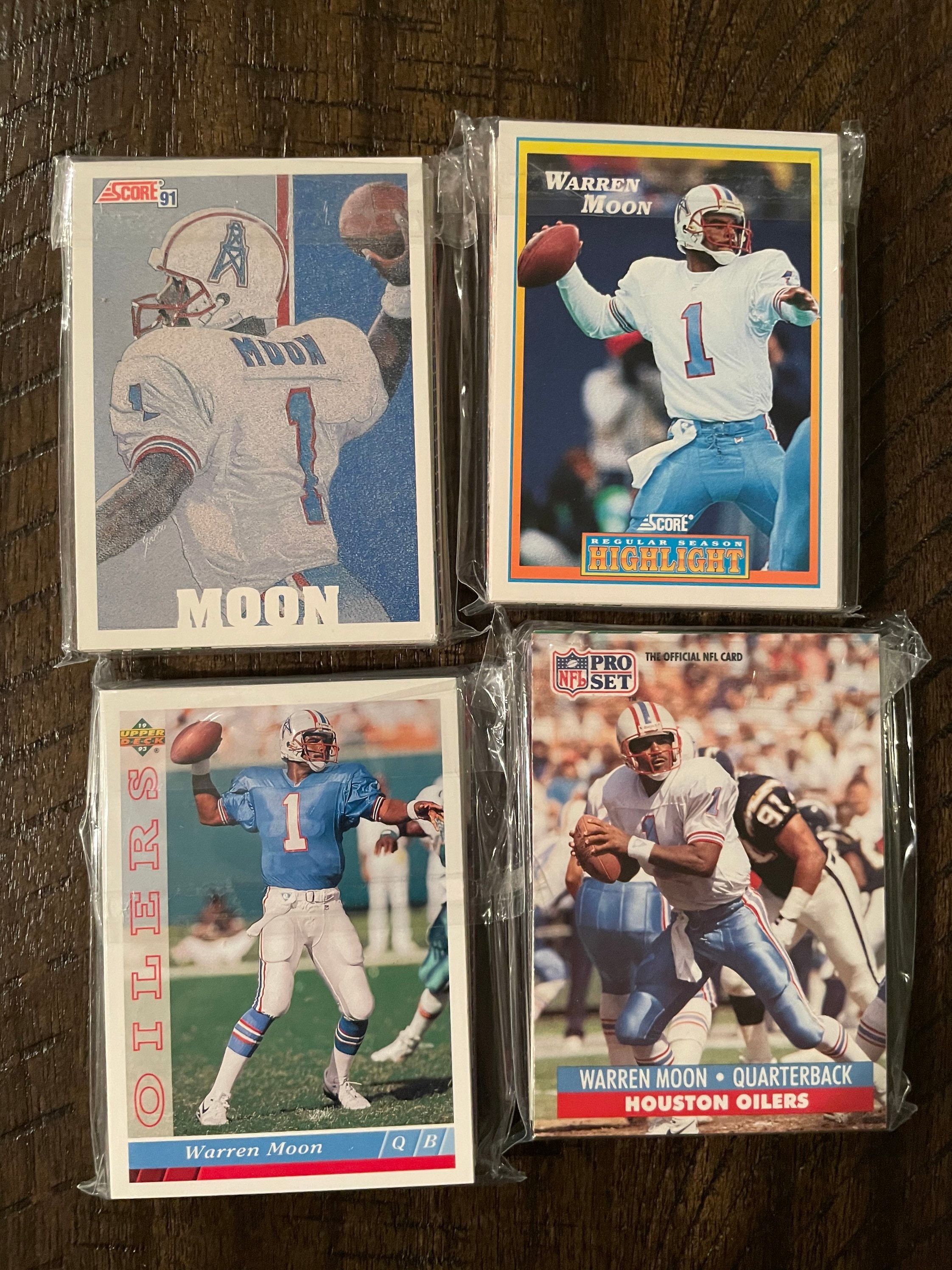 Houston Oilers Football Cards Grab Bag of 30 Cards from | Etsy