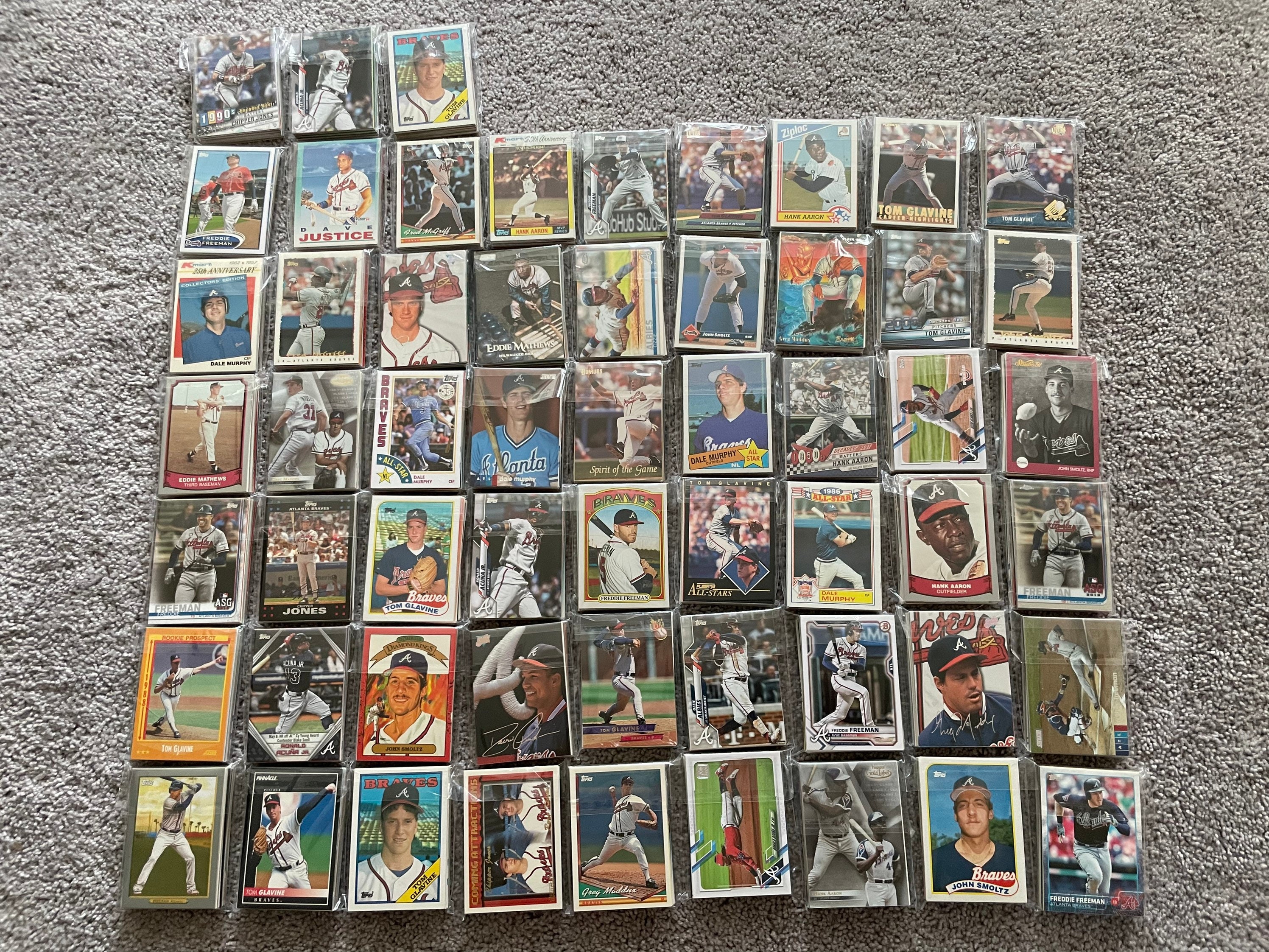 Atlanta Braves Baseball Cards Grab Bag of 30 Cards from | Etsy