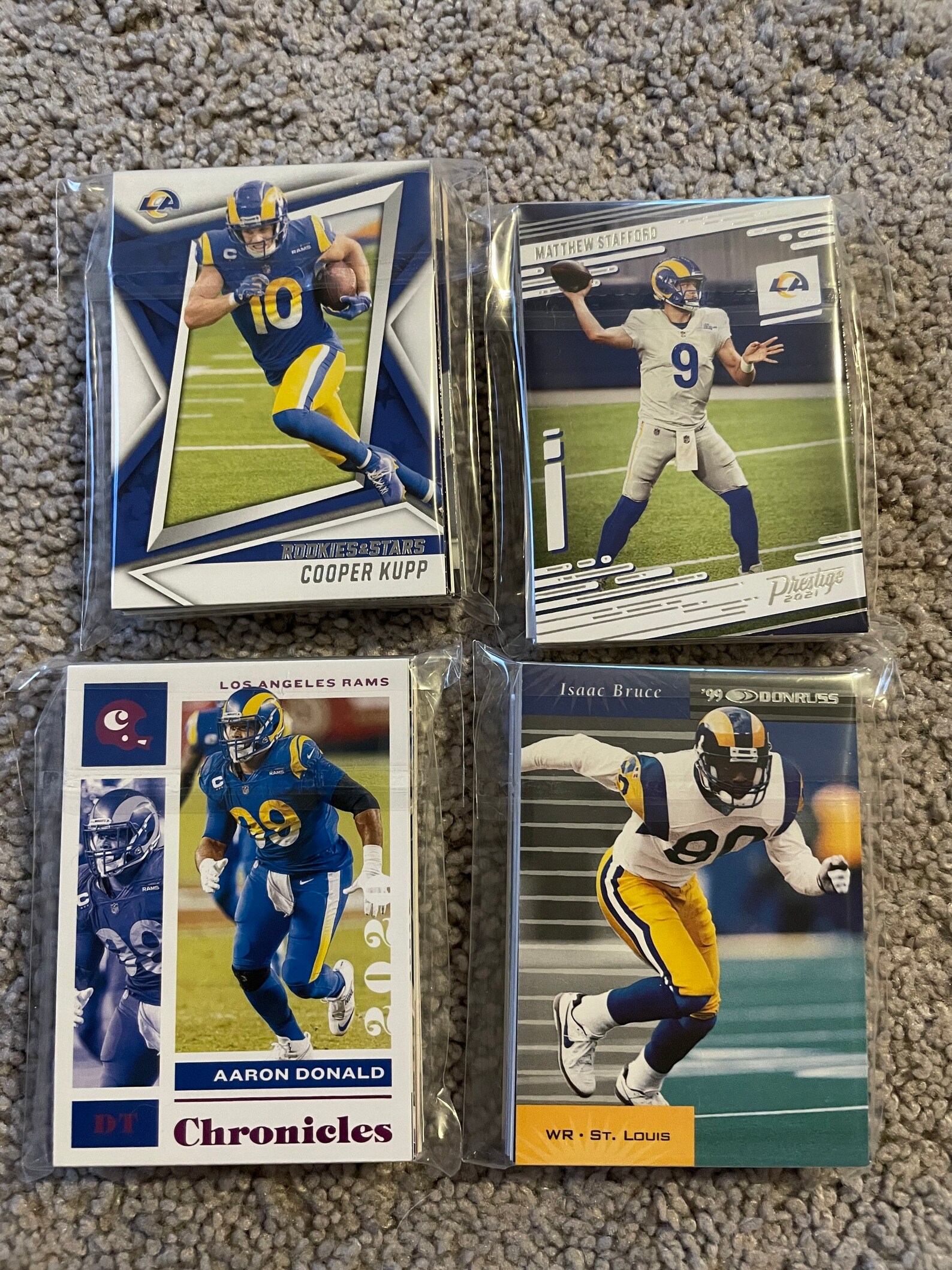 Los Angeles Rams Football Cards Grab Bag of 30 Cards From | Etsy