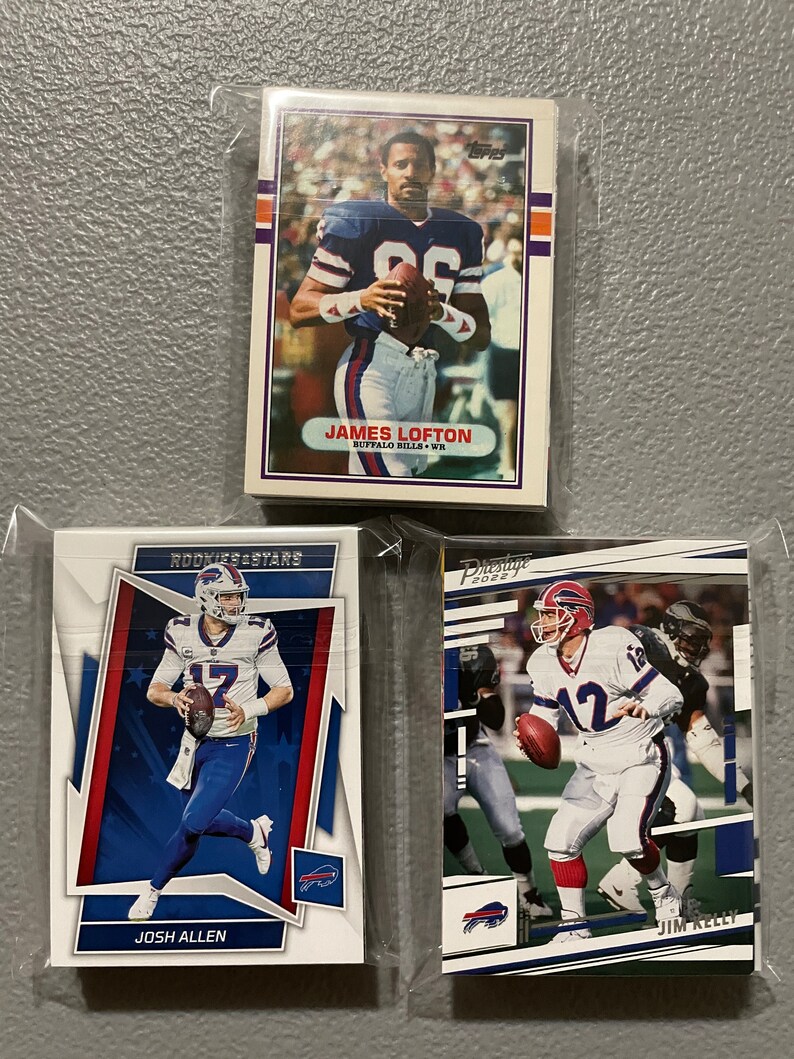 Buffalo Bills Football Cards Grab Bag of 30 Cards From - Etsy