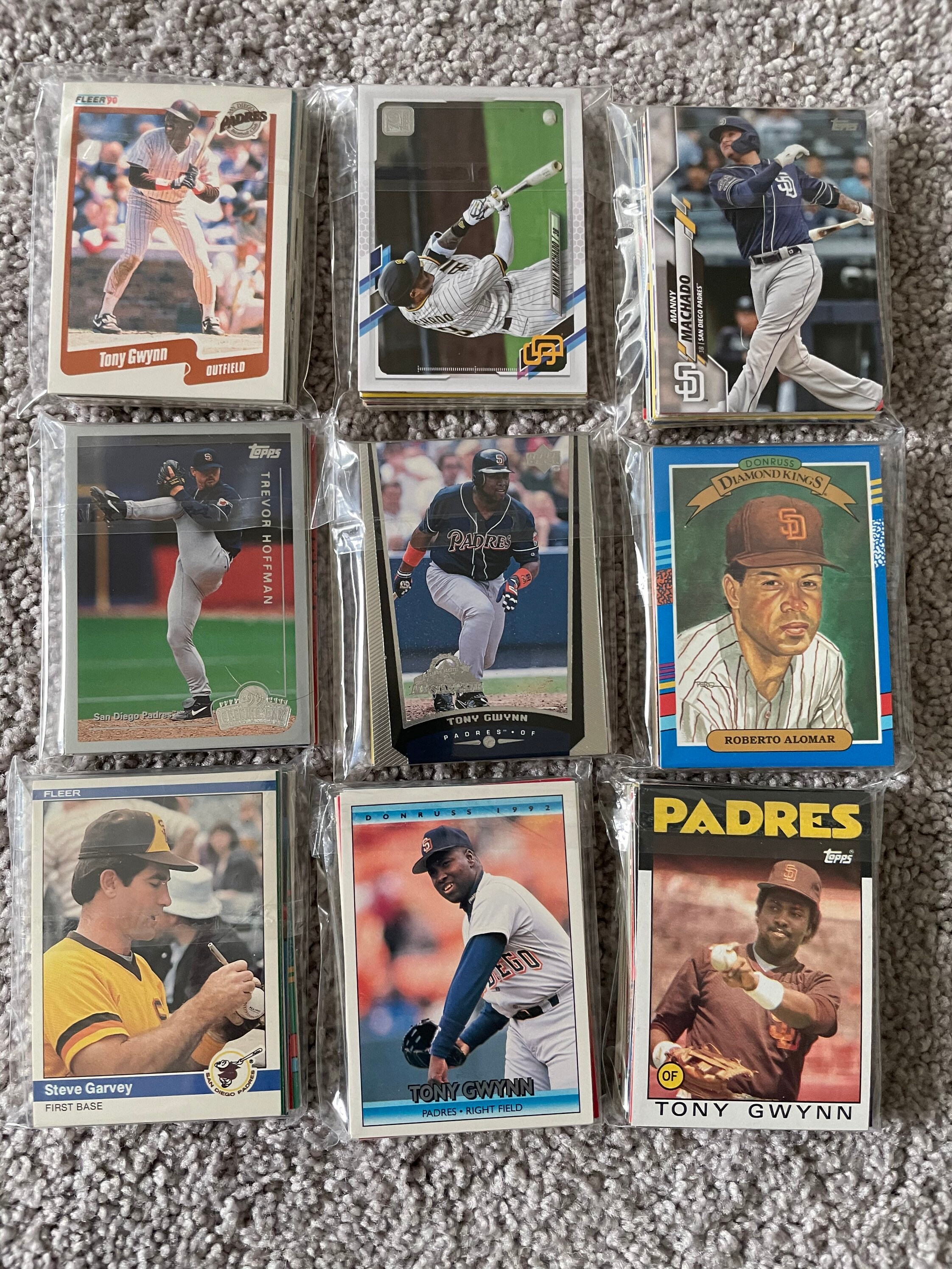 San Diego Padres Baseball Cards Grab Bag of 30 Cards from | Etsy