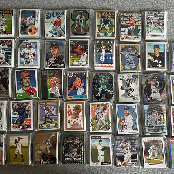 Houston Astros Baseball Cards - Etsy