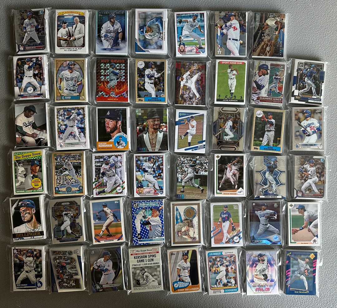 Los Angeles Dodgers Baseball Cards Grab Bag of 30 Cards From 1980s ...