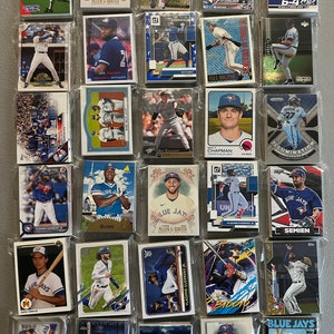 Toronto Blue Jays Baseball Cards Grab Bag of 30 Cards From - Etsy