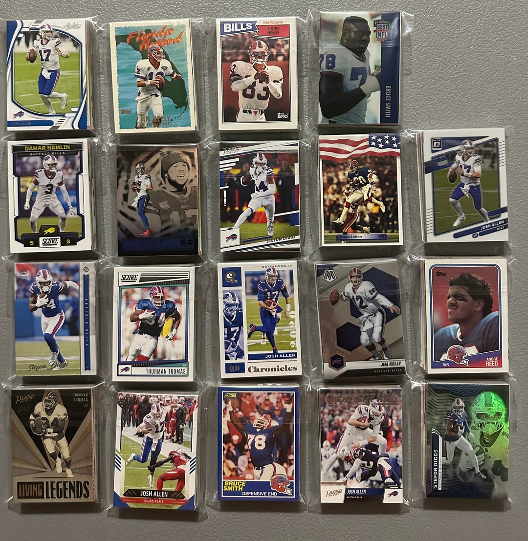 Buffalo Bills Football Cards Grab Bag of 30 Cards From - Etsy