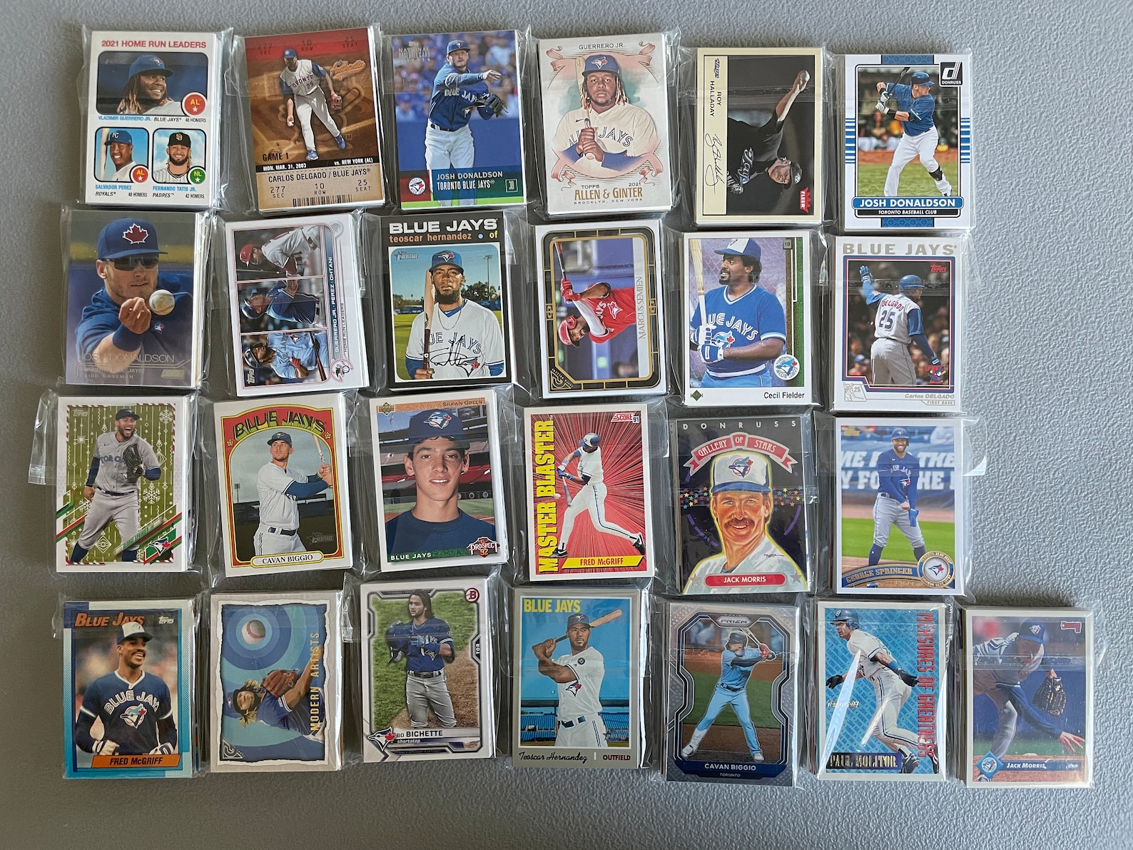 Toronto Blue Jays Baseball Cards Grab Bag of 30 Cards From - Etsy