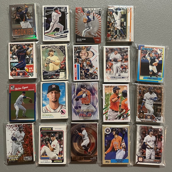 Astros Baseball Card - Etsy